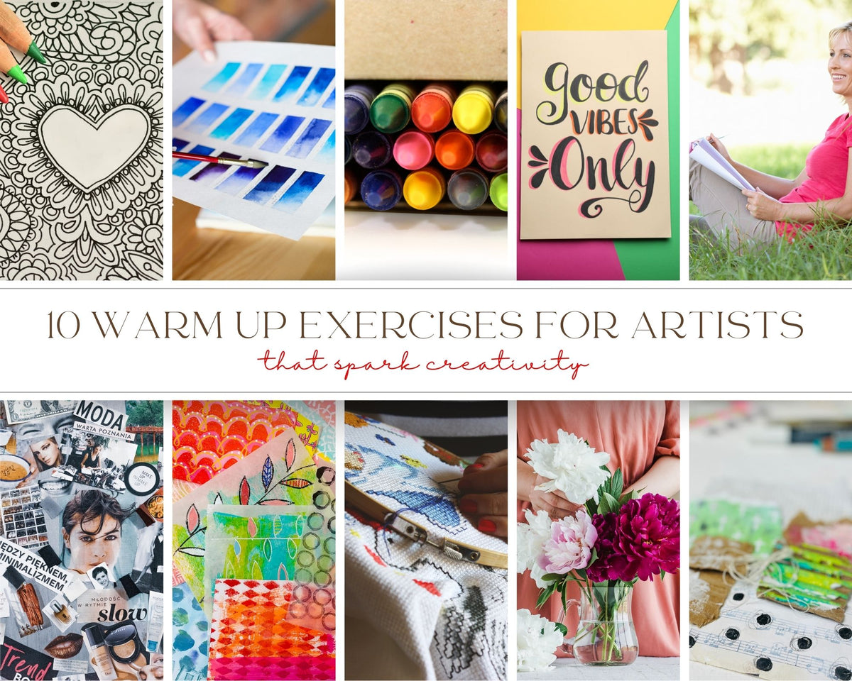 10 warm up exercises for artists that spark creativity – Stacy Spangler Art